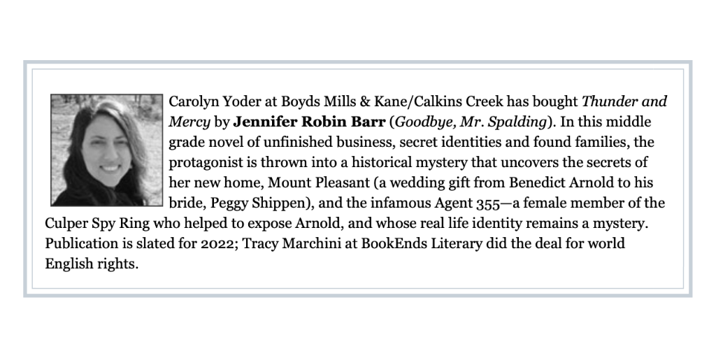 NEWS – Jennifer Robin Barr